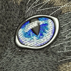 Cat With Blue Eyes Machine Embroidery Designs Tested - Etsy