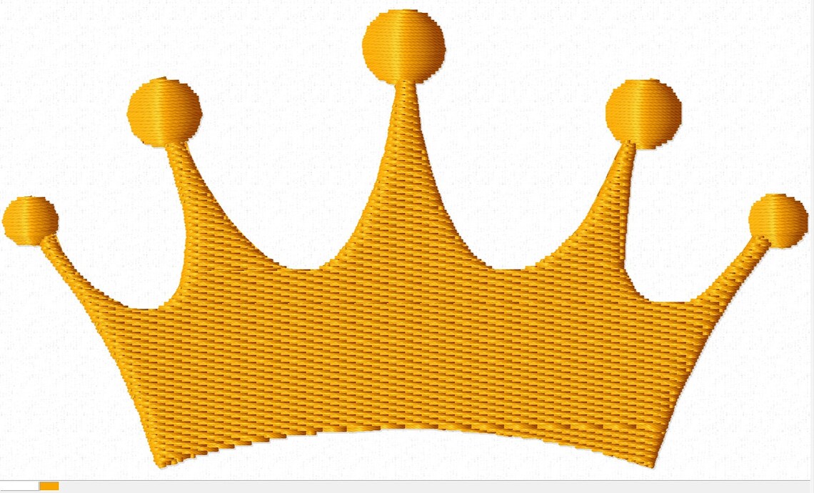 Small Simple Crown Embroidery Design 4 Sizes Instantly - Etsy