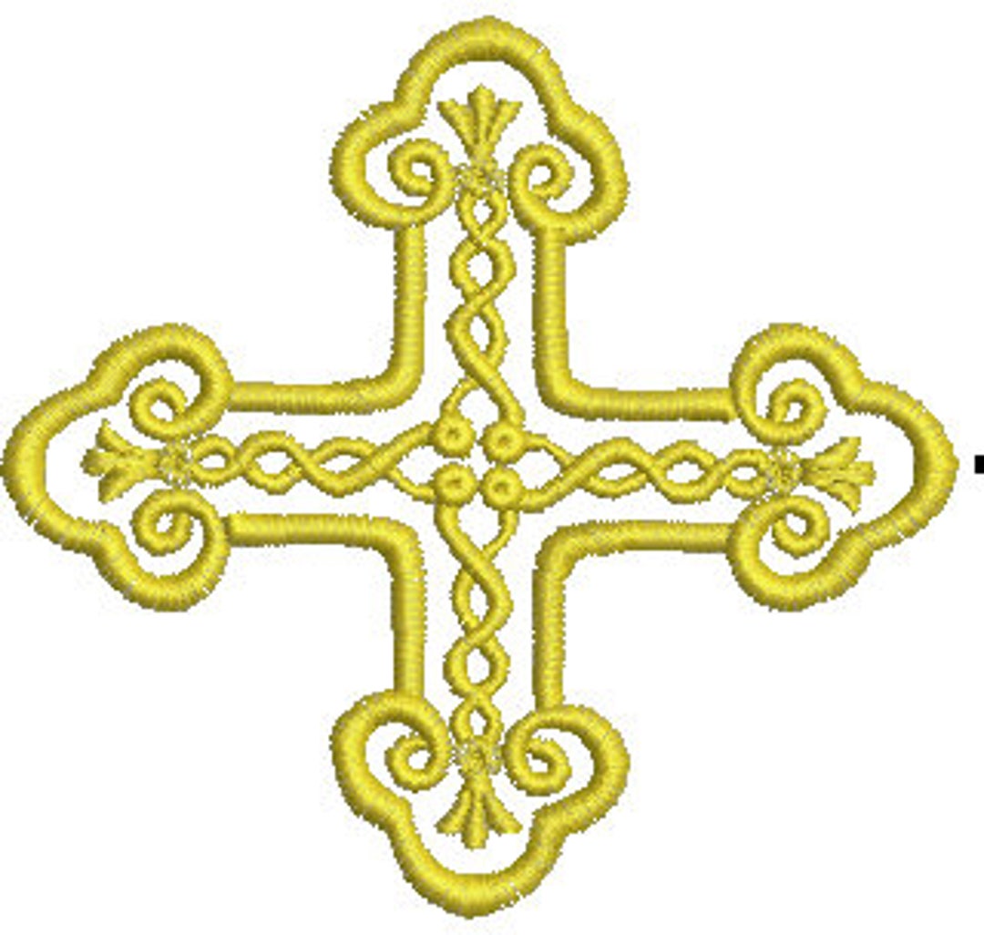 Cross Machine Embroidery Design - Machine Embroidery Design - Etsy