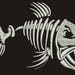 Fish Skeleton / Fisherman Two Sizes Embroidery Design - Etsy