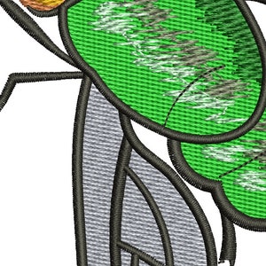 Realistic Green Fly Machine Embroidery Designs INSTANT DOWNLOAD - Etsy