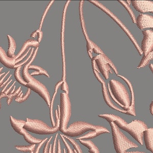 Bouquet of Flowers - Machine Embroidery Design Tested - Etsy