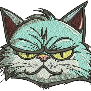 Cat Face Machine Embroidery Designs - Etsy