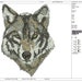 Wolf Head - Machine Embroidery Design , INSTANT DOWNLOAD - Etsy