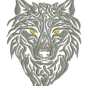Wolf Embroidery Design / INSTANT DOWNLOAD This is Not a Real Product ...