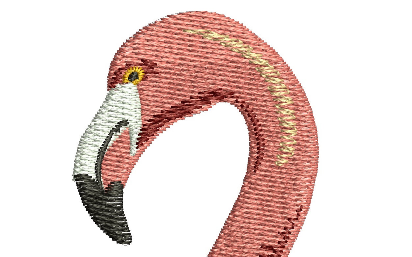 Pink Flamingo Embroidery Machine Embroidery Designs INSTANT - Etsy