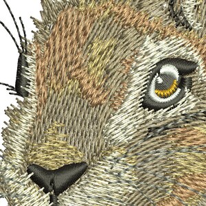 Brown Rabbit Wild Hare Machine Embroidery Design Tested - Etsy