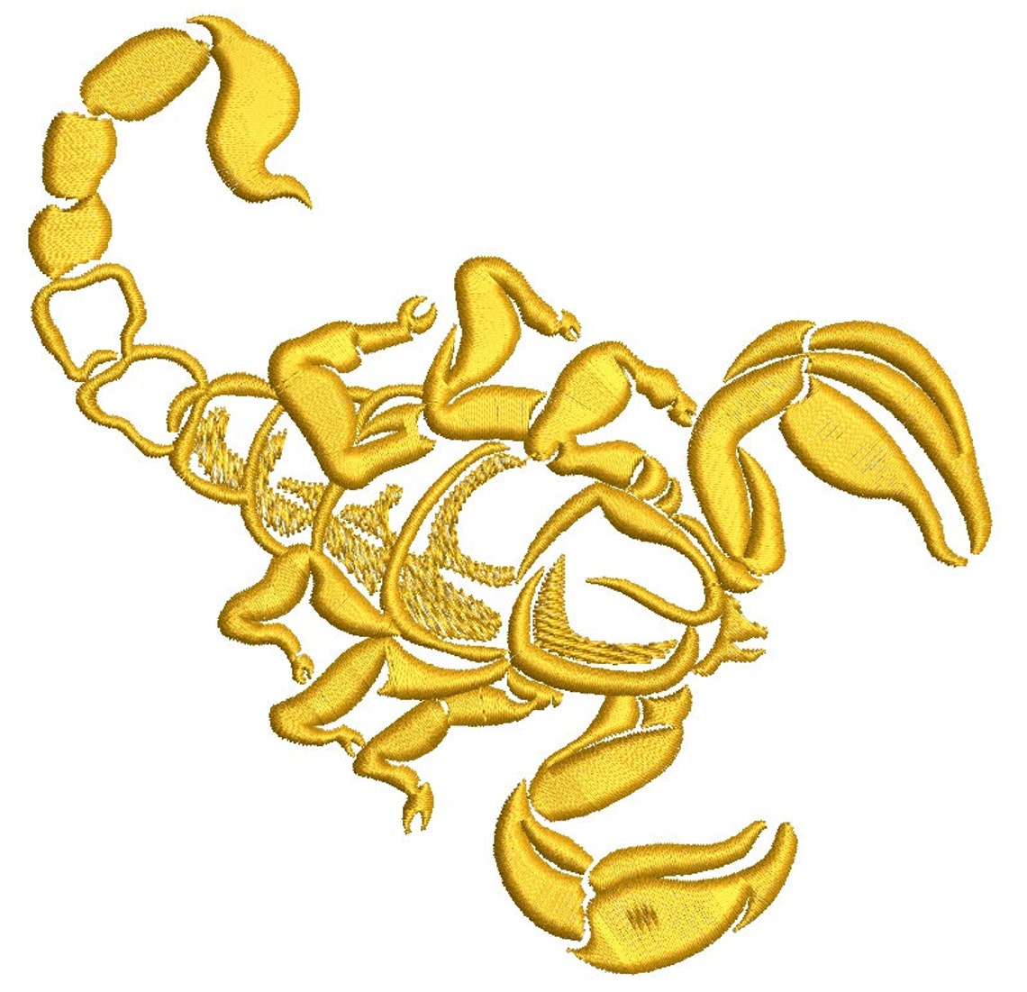 Scorpio Machine Embroidery Design 2 Sizes Included Tested - Etsy