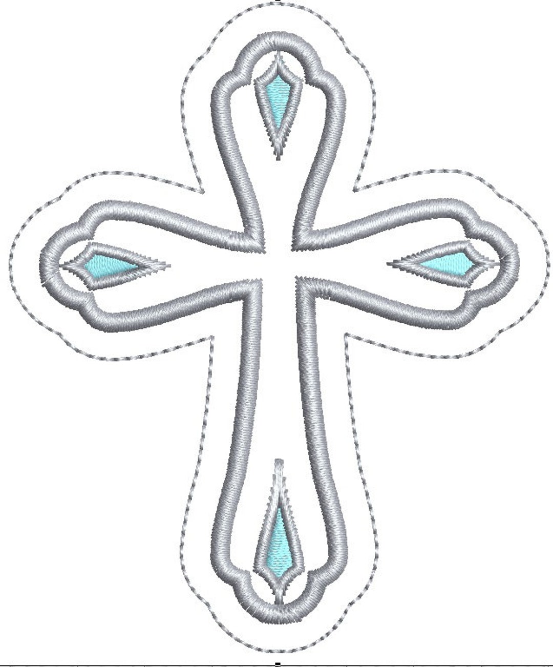 Cross Machine Embroidery Design - Machine Embroidery Design - Etsy