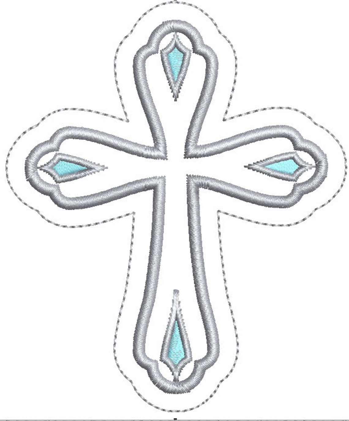 Cross Machine Embroidery Design Machine Embroidery Design - Etsy