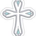 Cross Machine Embroidery Design - Machine Embroidery Design - Etsy