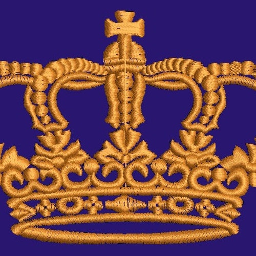 Crown Outline Machine Embroidery Design - Etsy