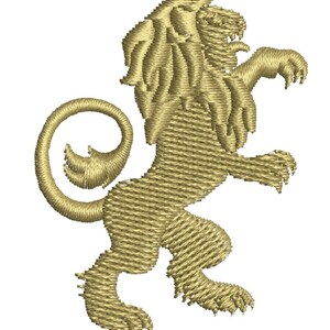 Lion Machine Embroidery Design Tested for Embroidery on Caps - Etsy