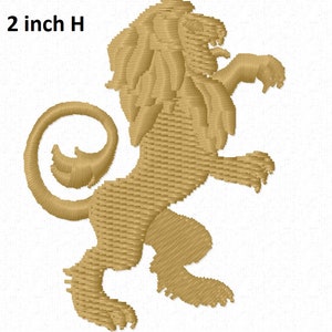 Lion Machine Embroidery Design Tested for Embroidery on Caps - Etsy