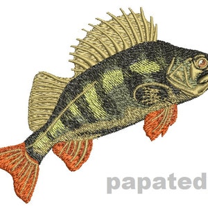 Perch Machine Embroidery Design Instant Download - Etsy