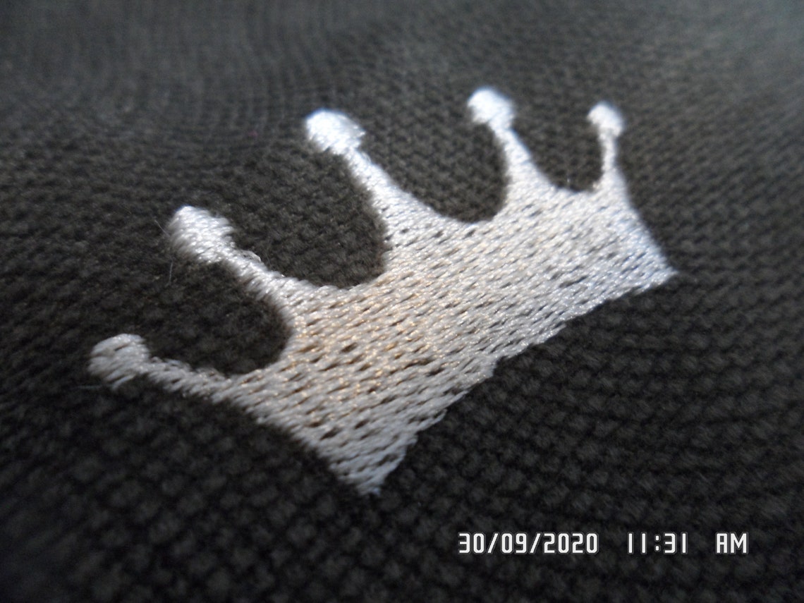Small Simple Crown Embroidery Design 4 Sizes Instantly - Etsy