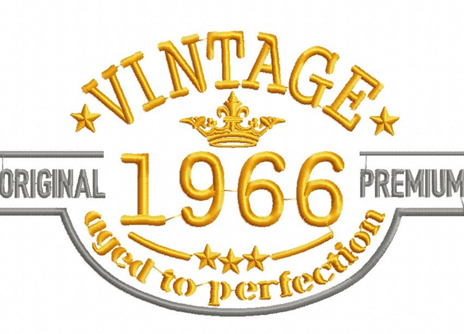 Gift Lettering Aged to Perfection Year the | Etsy