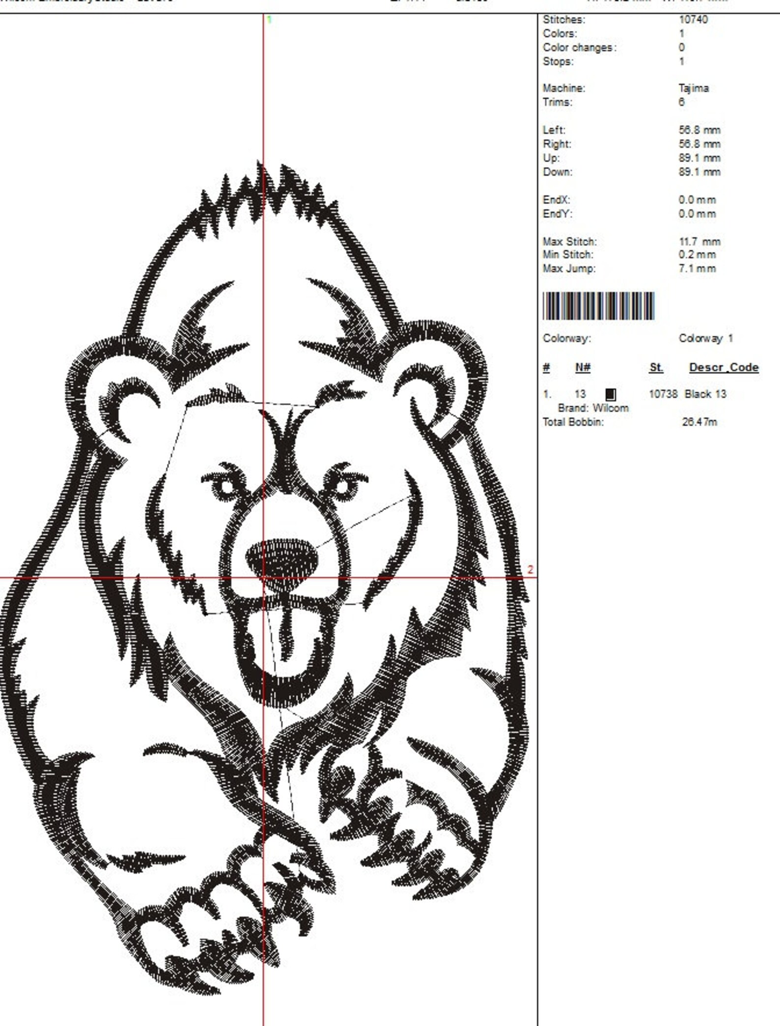 Bear Machine Embroidery Design - Etsy