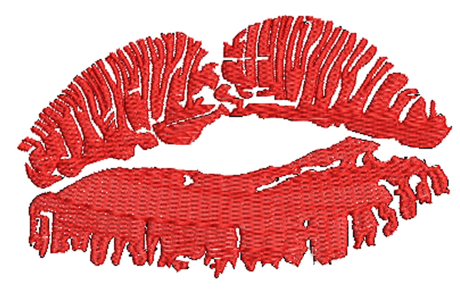 Lips Machine Embroidery Design Design Tested - Etsy