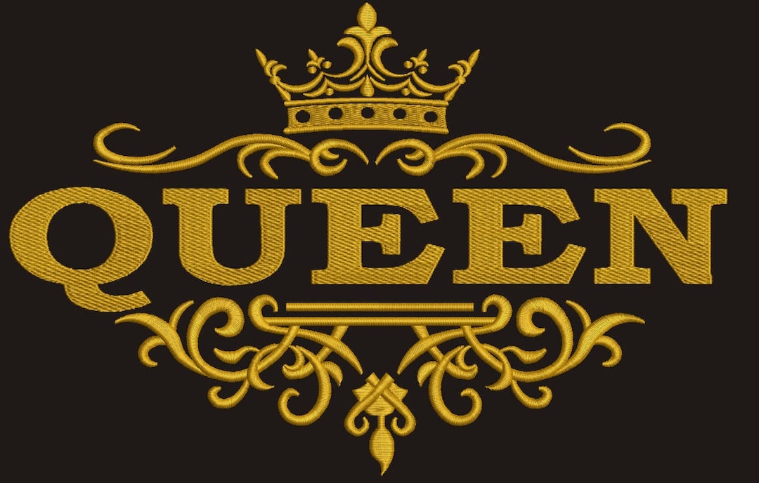 Queen Crown Machine Embroidery Design Instantly Download - Etsy