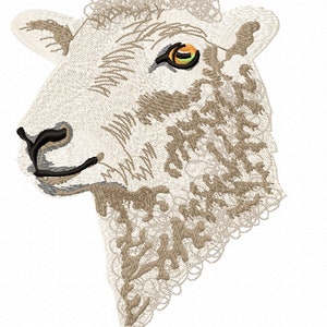 Lamb (sheep) Machine Embroidery Design - Etsy