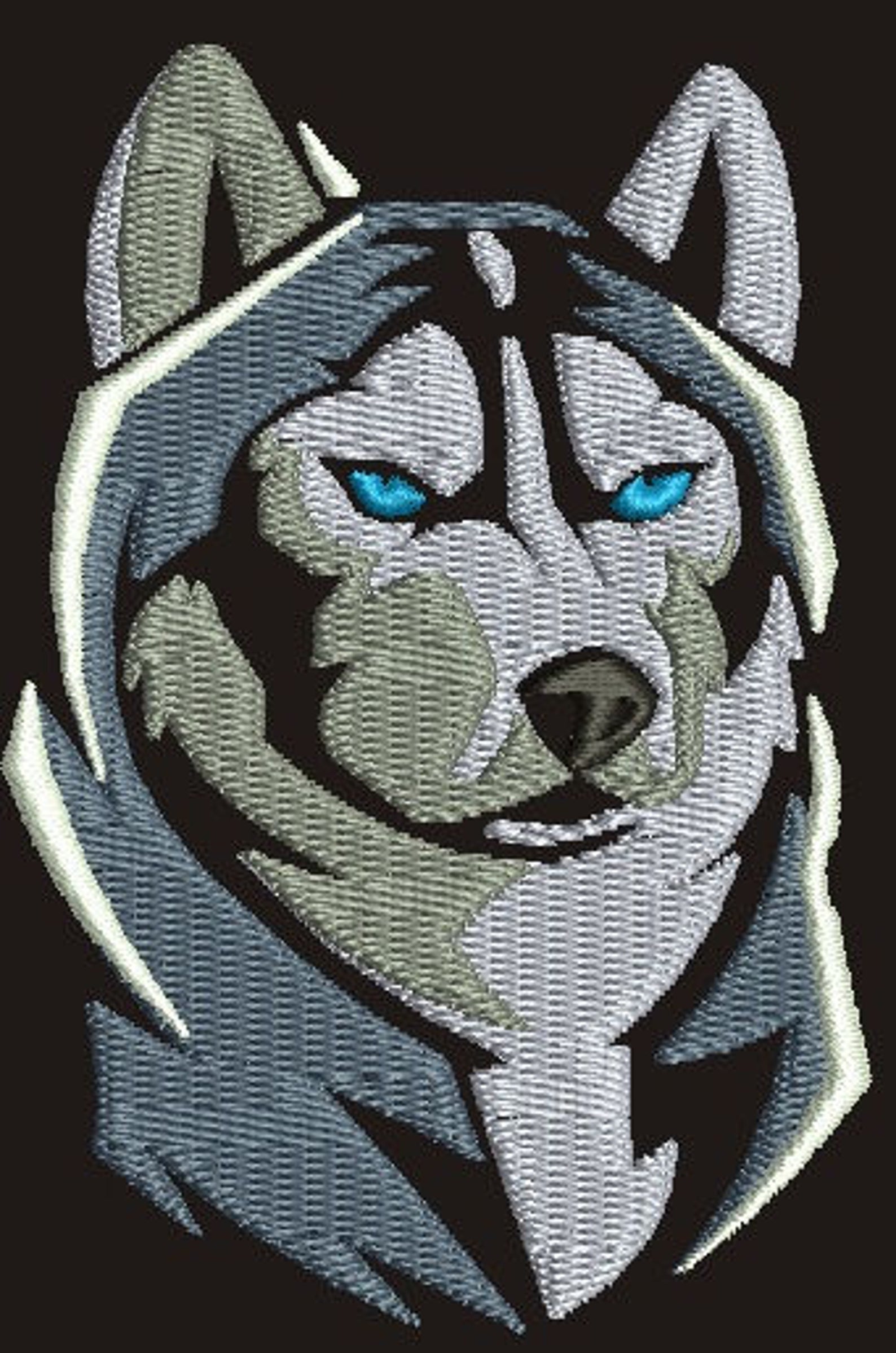 Husky Machine Embroidery Design Instant Download - Etsy
