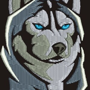 Husky Machine Embroidery Design Instant Download - Etsy