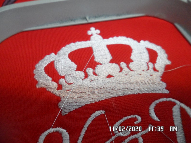 Simple Crown Embroidery Design Two Sizes Tested - Etsy
