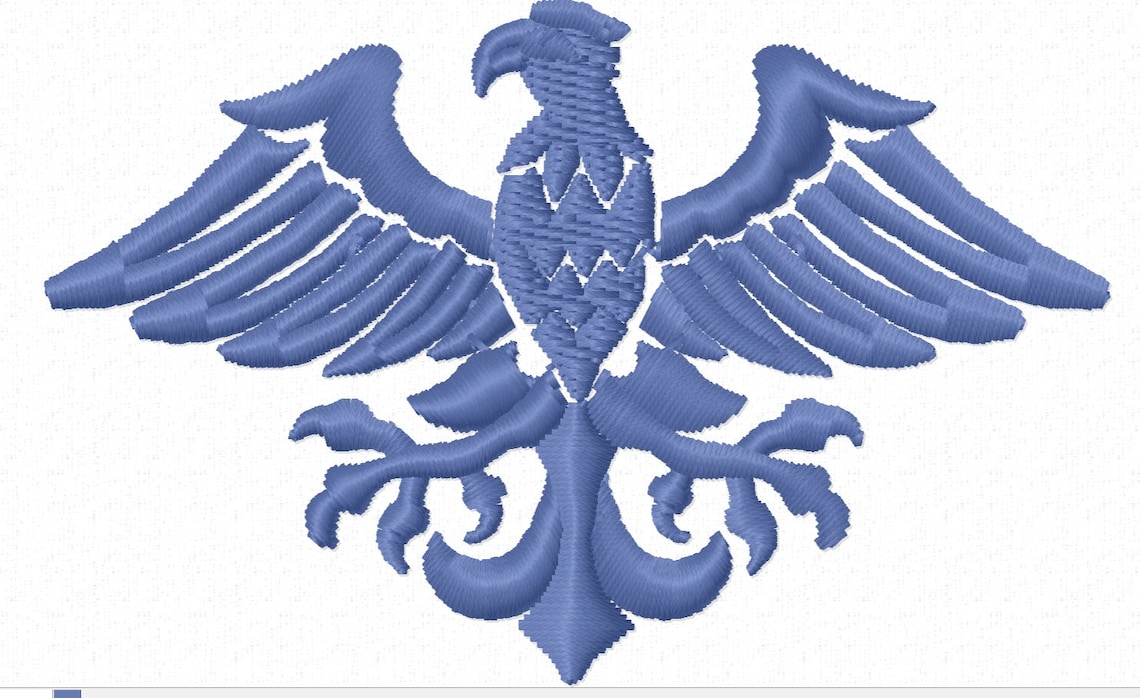 Heraldic Eagle Machine Embroidery Design - Etsy