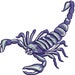 Scorpio Realistic Scorpion Machine Embroidery Design Three Sizes ...