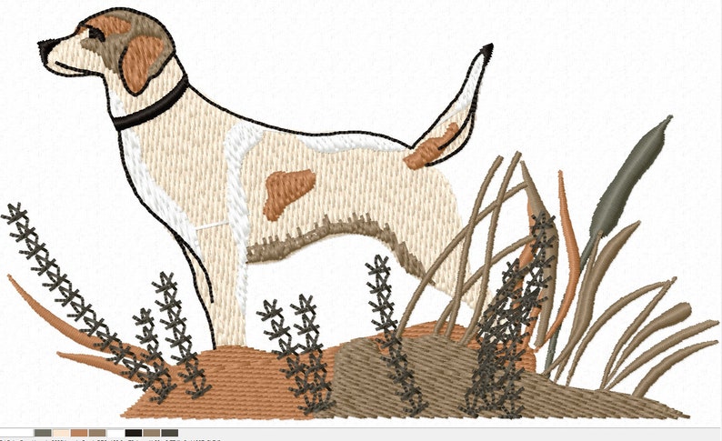 Beagle Dog Embroidery Design / INSTANT DOWNLOAD / Three Sizes | Etsy