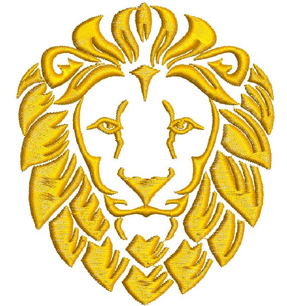 Lion Machine Embroidery Design Tested | Etsy