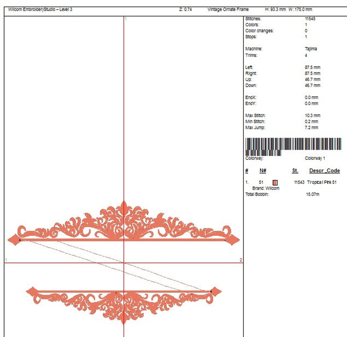 Vintage Ornate Frame Machine Embroidery Designs tested / | Etsy