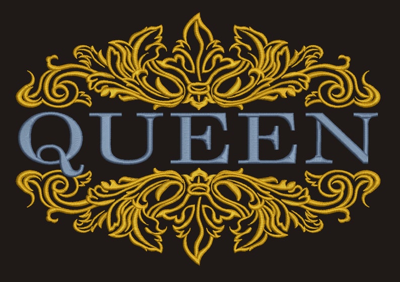 Queen Crown Machine Embroidery Design Instantly Download - Etsy