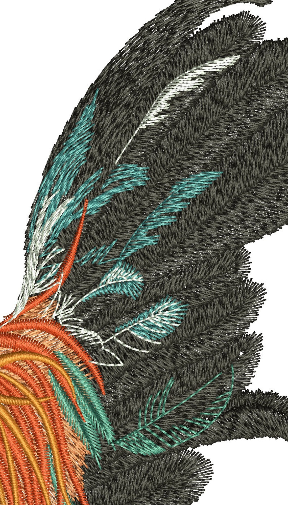 Rooster Machine Embroidery Design - Etsy