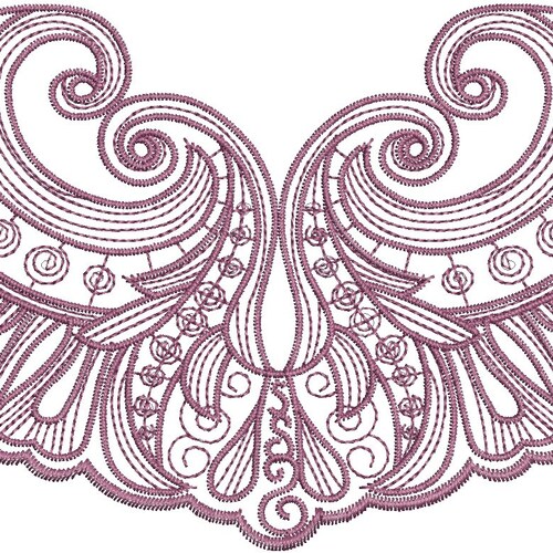 Border Embroidery Pattern Festoon Machine Embroidery - Etsy