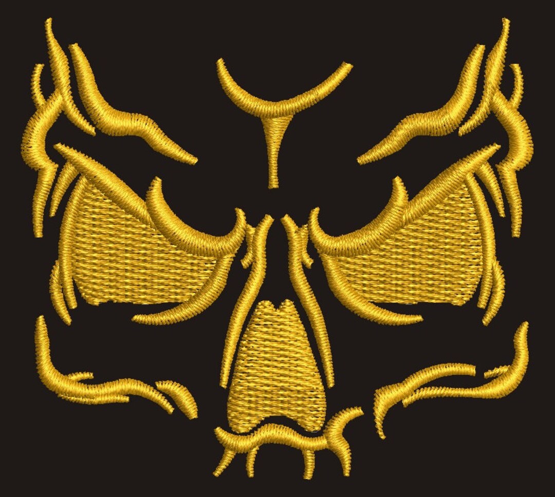 Skull - Machine Embroidery Design - Etsy