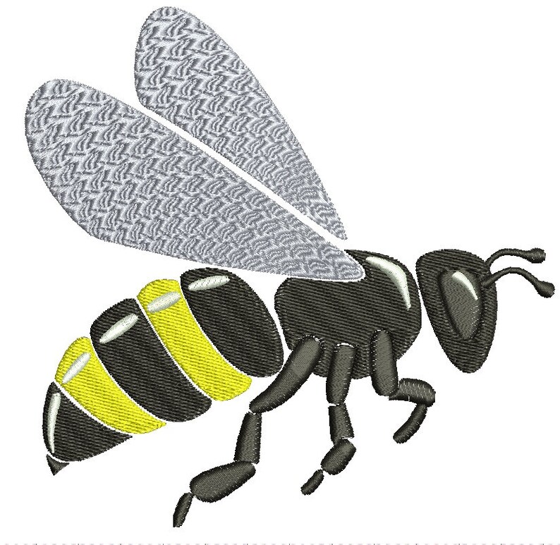 Realistic Bee Large Size 7 5 and 4 Inches machine | Etsy