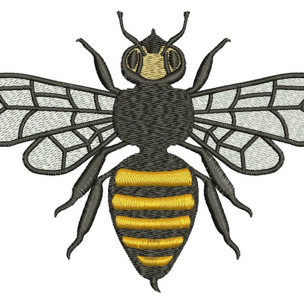 Bee Embroidery - Etsy