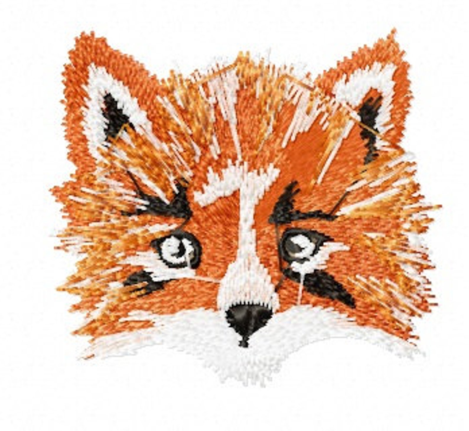 Fox Embroidery Design Machine Embroidery Design | Etsy