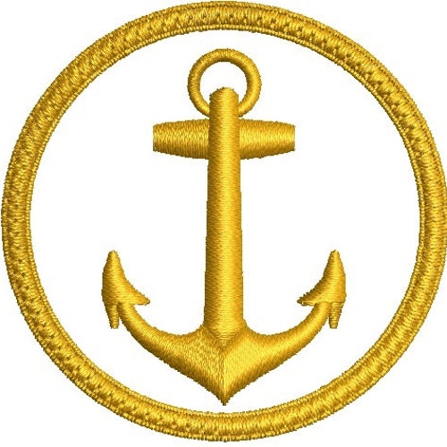 Anchor Embroidery Design Instantly Download - Etsy