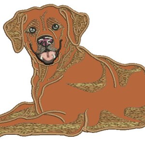 Labrador Applique Machine Embroidery Design - Etsy