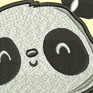 Panda Embroidery Machine Embroidery Design - Etsy