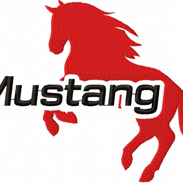 Mustang Embroidery - Etsy