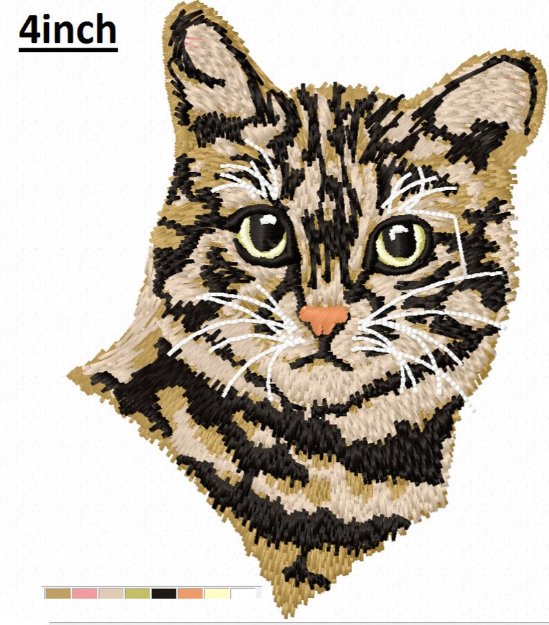 Cat Machine Embroidery Designs Tested | Etsy