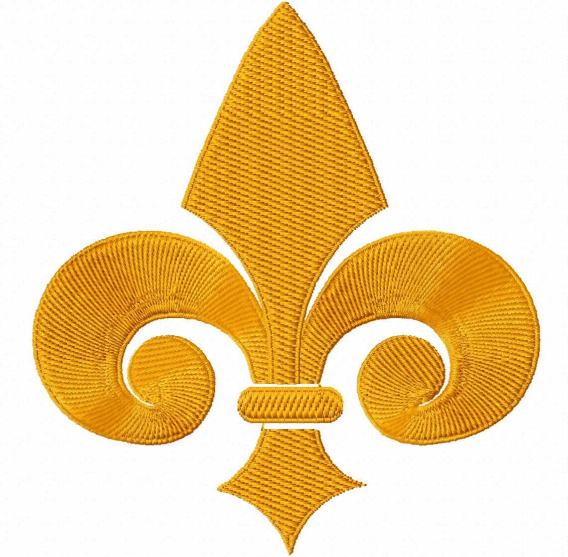 Fancy Fleur De Lis Embroidery Designs 4inc / 3 Inc /2 Inc. | Etsy
