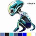 Alien Machine Embroidery Design Tested - Etsy