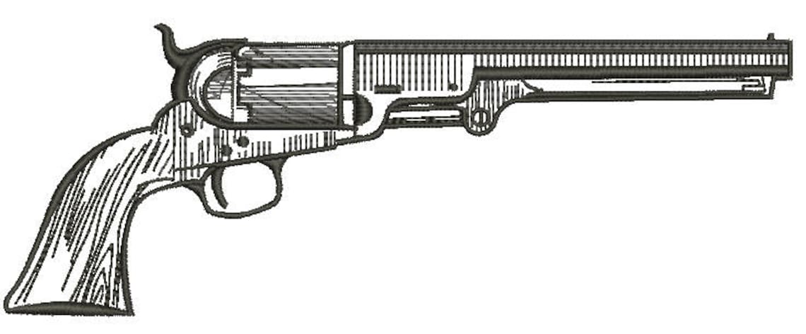 Colt Peacemaker Embroidery Design Instantly Download - Etsy