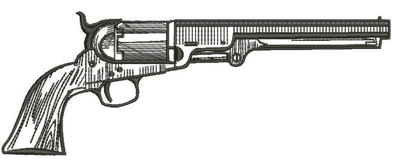 Colt Peacemaker Embroidery Design Instantly Download - Etsy