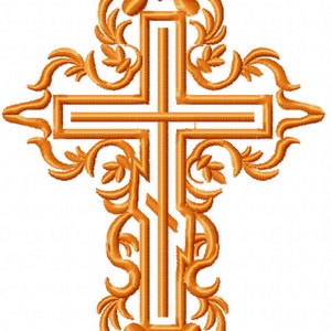 Cross Machine Embroidery Design - Machine Embroidery Design - Etsy